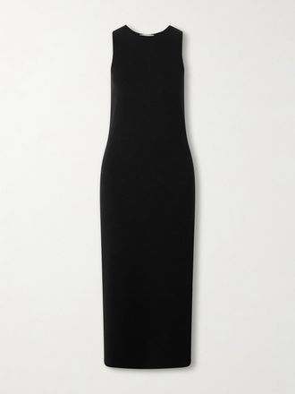 High Sport Devin Midikleid Aus Einer Wollmischung - Schwarz