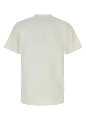 A Bathing Ape Whitexgreen Exterior: Cotton T-Shirt T-shirts And Polos