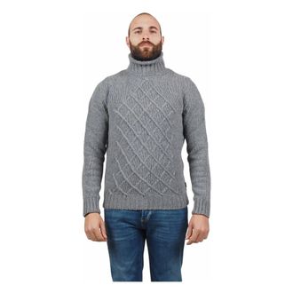 AT.P. CO Homme, Pulls, Gris, Taille: L Pull Gris à Torsades Homme