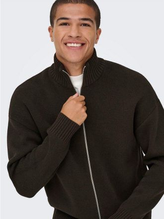 Only & Sons Strickjacke ONSBLAKE DS HIGH NECK CARDIGAN KNIT NOOS Baumwollmischung