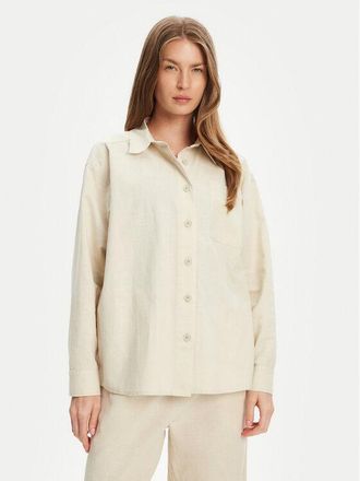 Mustang Jeans Mustang Hemd Willow 1016575 Beige Relaxed Fit