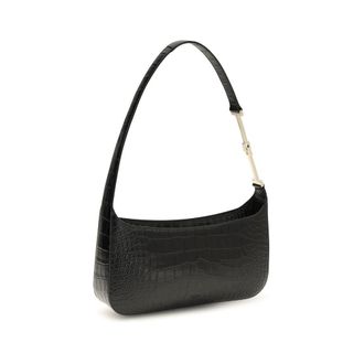 Tom Ford Calfskin Leather Shoulder Bag - Black