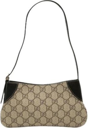 Gucci Sac bandouli&egrave;re Pre-owned en toile - Femme - Pre-owned - Beige - Taille: ONE Size