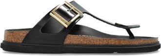 Birkenstock Femme, Chaussures, Noir, Taille: 40 EU Gizeh Droplet Buckle Cupsole Regular Fit