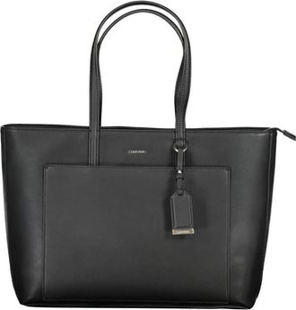 Calvin Klein Femme, Sacs, Noir, Taille: ONE Size Tote Monogramme