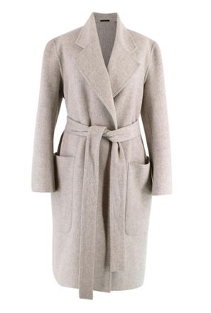 Acne Studios Studios grey carise double face wool & cashmere coat Size XXS