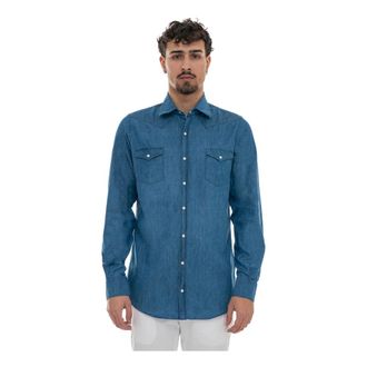Sartoria Tramarossa Herren, Shirts, Blau, 2XLGr&ouml;&szlig;e
