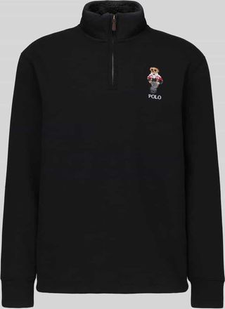 Polo Ralph Lauren Rollkragenpullover mit gesticktem B&auml;renmotiv
