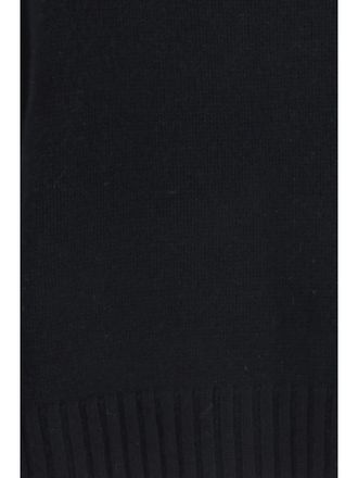Allude Womens Cashmere Turtleneck Sweater Black (capra Hircus)