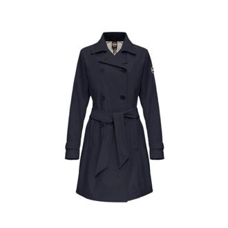 Colmar Femme, Manteaux, Bleu, Taille: 40 FR Trench Coat intemporel