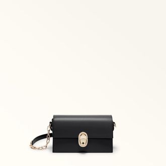 Furla Eclisse Umh&auml;ngetasche Mini Nero Schwarz Sidney-kalbsleder Damen
