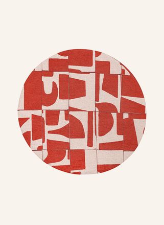 Louis De Poortere Louis De Poortere Teppich Craft Papercut rot