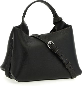 Tod's Micro Grainy Leather Shoulder Bag - Black