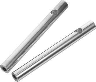 SOLUSTRE 2 Sätze Teiliges Möbelverbindung Innenbereich Metall Handlaufverbinder mit Durchgehendem Rundkopf Stabile Verbindung für Weinschränke und Servierwagen