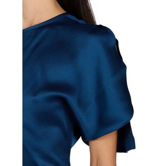 Victoria Beckham Robe longue satin&eacute;e Isabella