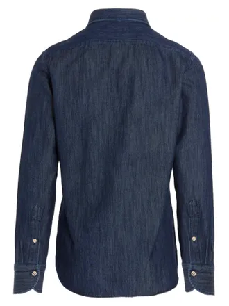 Borriello Marechiaro Shirt - navy