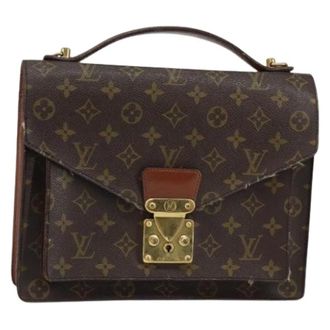 Louis Vuitton Sac &agrave; main Pre-owned en toile - Femme - Pre-owned - Brun - Taille: ONE Size