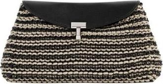 Toteme T-Lock Clutch - Femme - Sacs - Noir - Taille: ONE Size