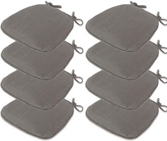 Generic 2/4/6/8 Packungen Esszimmerstuhlkissen, rutschfeste K&uuml;chenstuhlpolster, Sitzkissenpolster Mit Maschinenwaschbarem Bezug