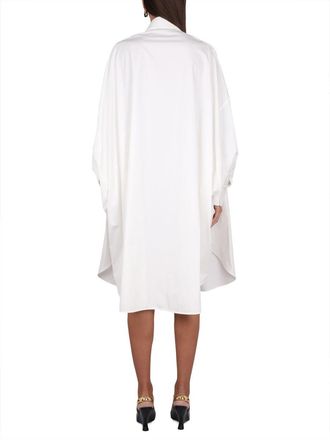 Bottega Veneta Compact Cotton Dress - White