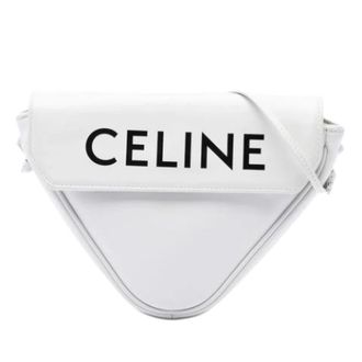 Celine Pre-owned Triangle Crossbody Bag - - Pre-owned - Damen - Wei&szlig; - ONE SIZE