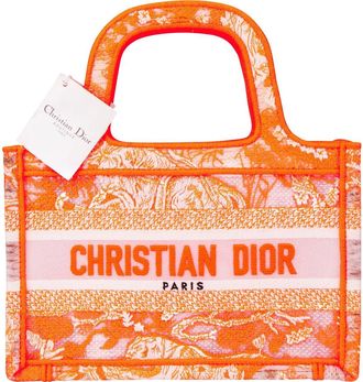 Dior Crossbody Bags - Christian Dior Orange Multicolor Oblique Micro Boo - Gr. unisize - in Bunt - für Damen