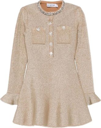 Self Portrait Damen, Kleider, Gelb, XSGr&ouml;&szlig;e