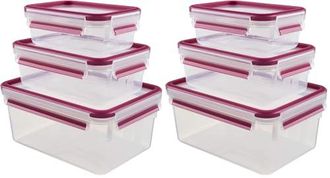 Emsa Clip & Close Frischhaltedosen-Set, rechteckig, 0,55 L+1.00 L+ 2,20 L, Aufbewarungsboxen, 100 Prozent dicht, sp&uuml;lmaschinen-, gefrier-, mikrowellenfest,