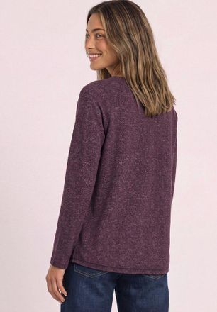 Street One Langarmshirt aus softem Materialmix