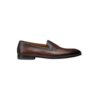 Doucal's Braune Penny Loafer aus Leder - - Shoes - Herren - Braun - 41 1/2 EU
