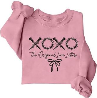 Generic The Original Love Letters Sweat-shirt et sweat &agrave; capuche pour femme, rose, 3XL