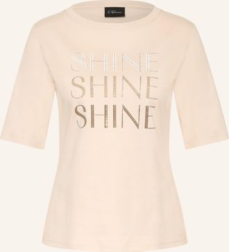 s.Oliver Black Label S.Oliver Black Label T-Shirt Mit Schmucksteinen beige