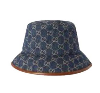 Gucci Blue Denim GG Bucket Hat
