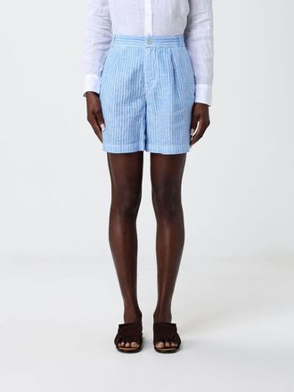 120% Lino Short Femme couleur Avion