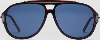 MCM Pilotensonnenbrille DARK HAVANA ACETATE