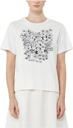Max Mara Femme, Tops, Blanc, Taille: 38 FR Bora T-Shirt