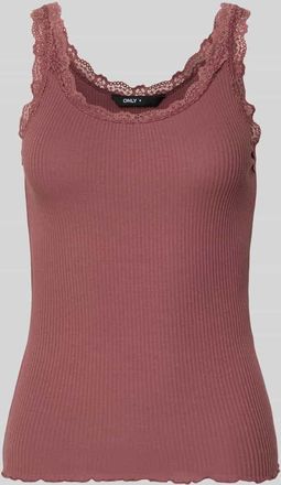 Only Slim Fit Tank Top aus Bio-Baumwoll-Mix Modell SARA