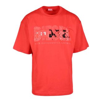 Diesel Herren, Oberteile, Rot, 2XLGr&ouml;&szlig;e