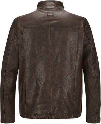 Milestone Lederjacke MSSullivan Herren Bikerjacke Jacke Leder klassisch normale Passform