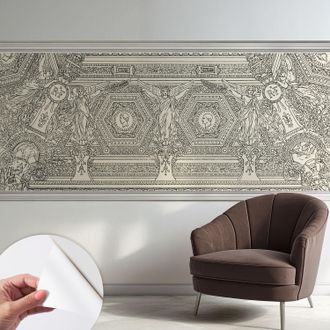 Tulup Carta Da Parati Autoadesiva Moderna - Fotomurale - Lavabile - Ufficio - Design Moderno - Ornamento Classico 250x104 Cm