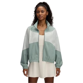 Under Armour Rival Jacke, wasserfest f&uuml;r Damen (Gr&uuml;n)