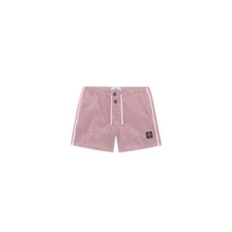 Stone Island Homme, Maillots de bain, Rose, Taille: S Oleander Swin Shorts