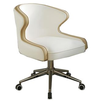 Generic Hochlehner-Schreibtischstuhl,Home-Office-Stuhl aus PU-Leder,gepolstert,Moderne ergonomische Lendenwirbelst&uuml;tze,rollbarer Computer-Arbeitsstuhl B&uuml;ro,Ar