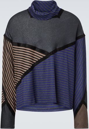 Kiko Kostadinov Top à col roulé Raday rayé