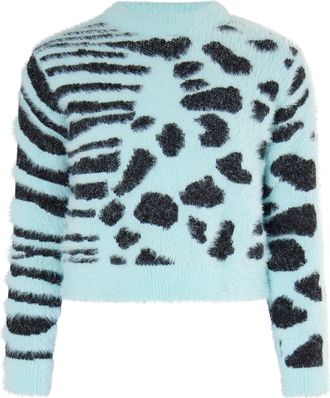 Mymo Strickpullover Mädchen (Kids) Lagune Minze