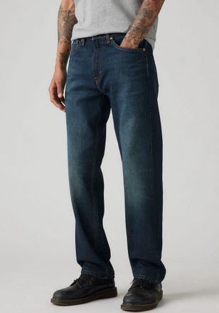 Levi's Straight-Jeans LEVIS 505, Herren, Gr. 33, L&auml;nge 34, blau (field work), Denim/Jeans, Obermaterial: 99% Baumwolle, 1% Elasthan, unifarben, regular fit l