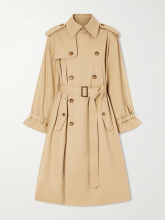 Polo Ralph Lauren Trenchcoat Aus Baumwollgabardine Mit G&uuml;rtel - Braun