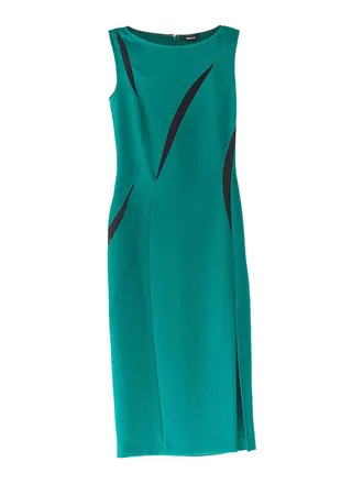 Just Cavalli Robe Au Genou - Vert