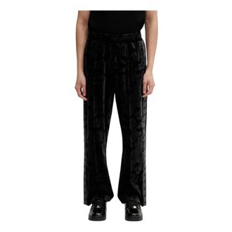 A Bathing Ape Velour Sweatpants Solid Camo Metal One Point - - Trousers - Herren - Schwarzk - M