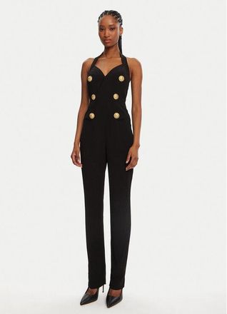 Balmain Jumpsuit DF1PW145VB00 Schwarz Regular Fit